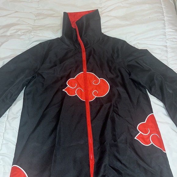 Jackets & Coats | Anime Akatsuki Cloak Cosplay Costume Ninja Long Robe ...